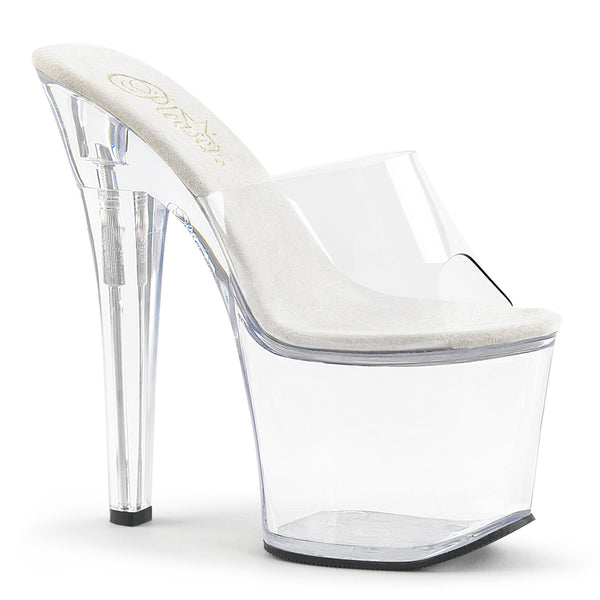 Clear Platform Slide Heels – The Beauty Cave Boutique
